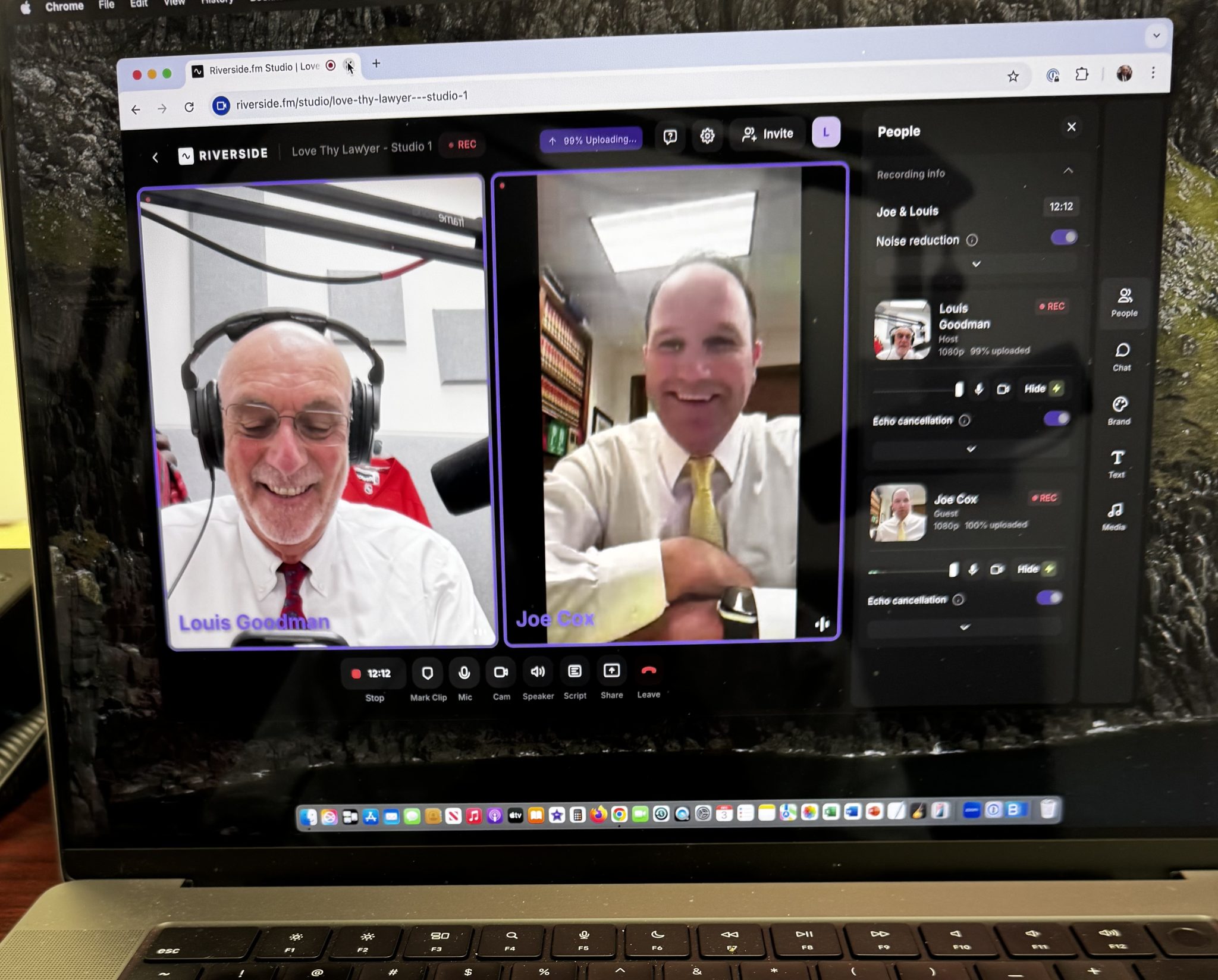 Joe Cox / Louis Goodman - Transcript - Law Office Of Louis J. Goodman