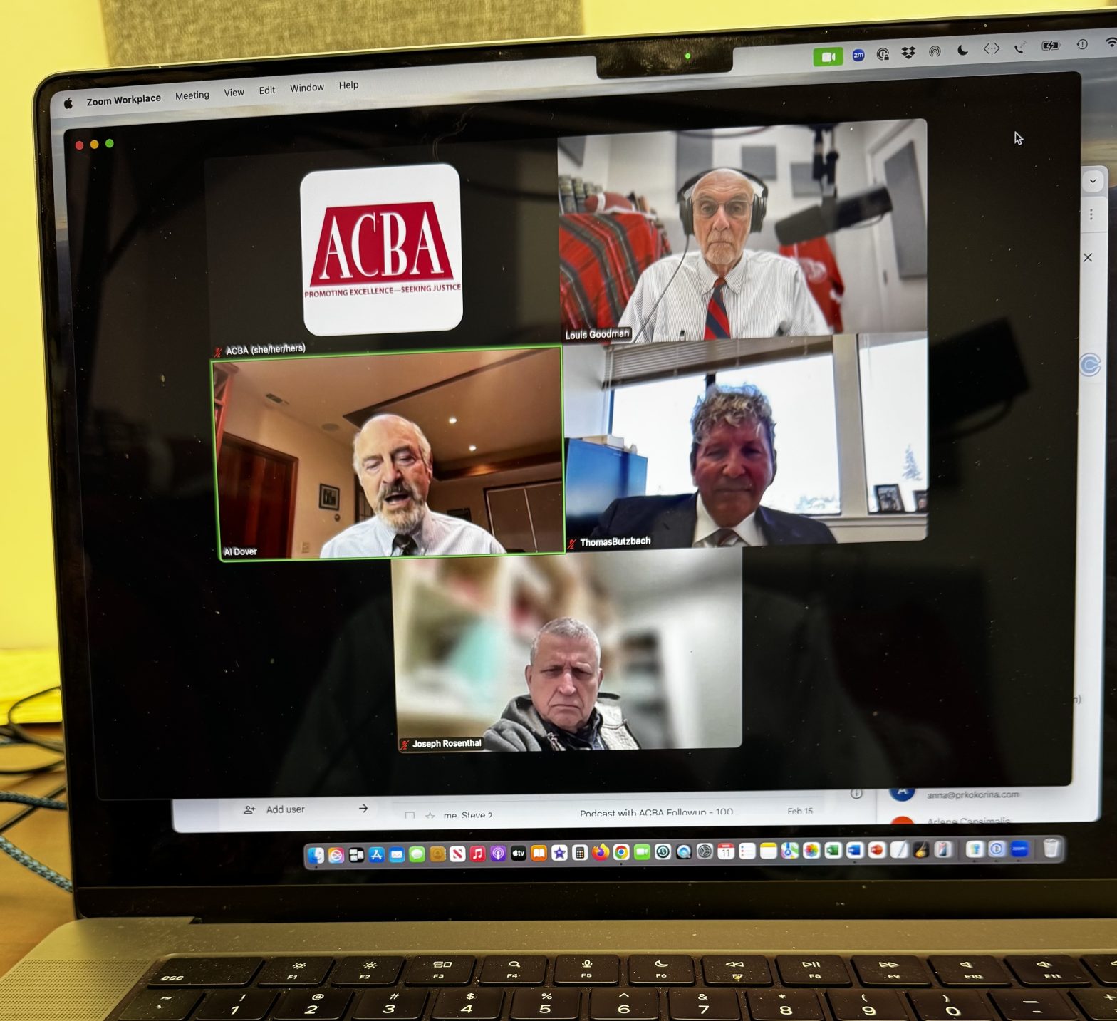 Hon. Al Dover / Louis Goodman - Transcript - Law Office Of Louis J. Goodman